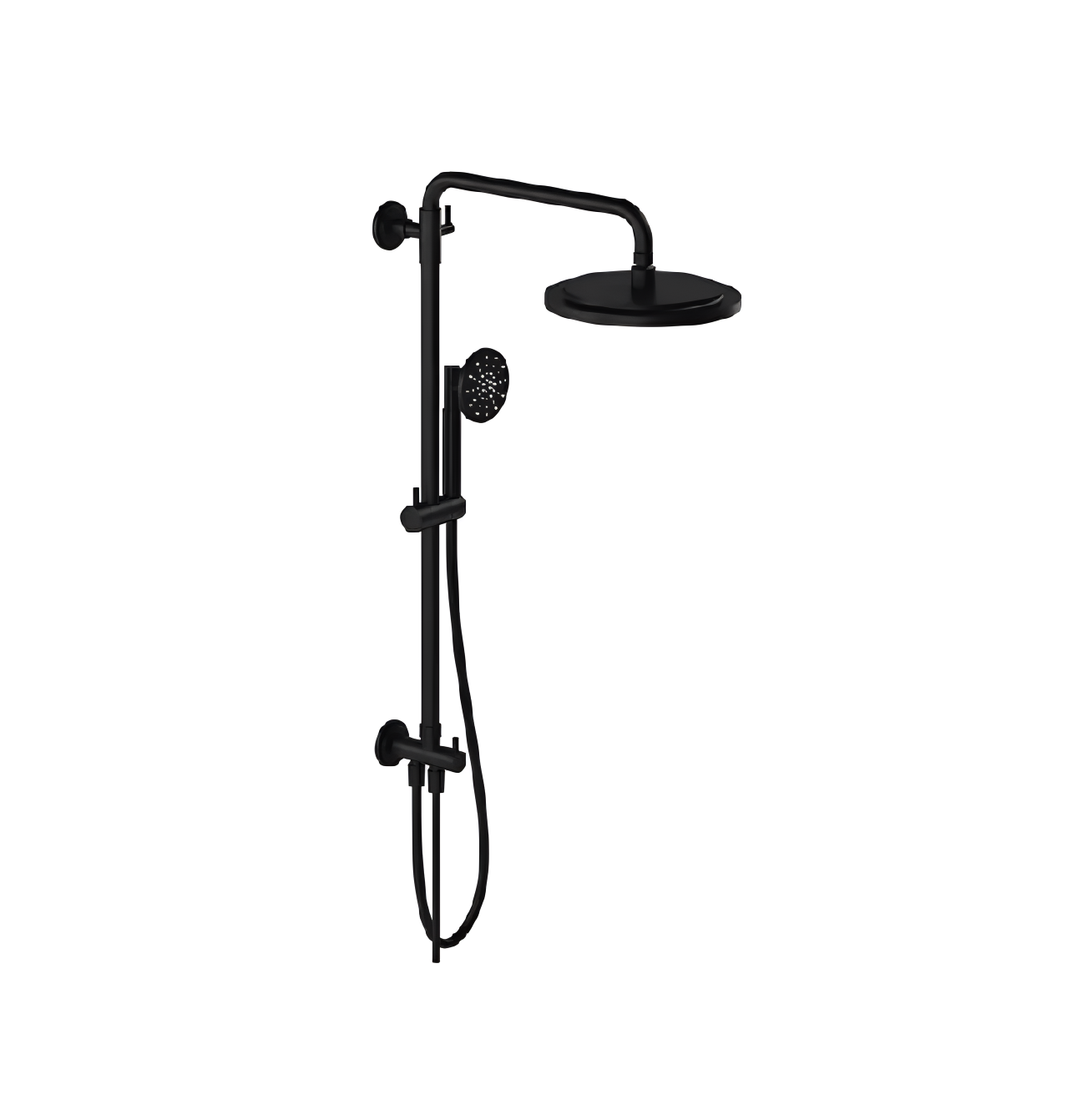 Nabina Ceramic | Shower Column Matt Black Origin Classic