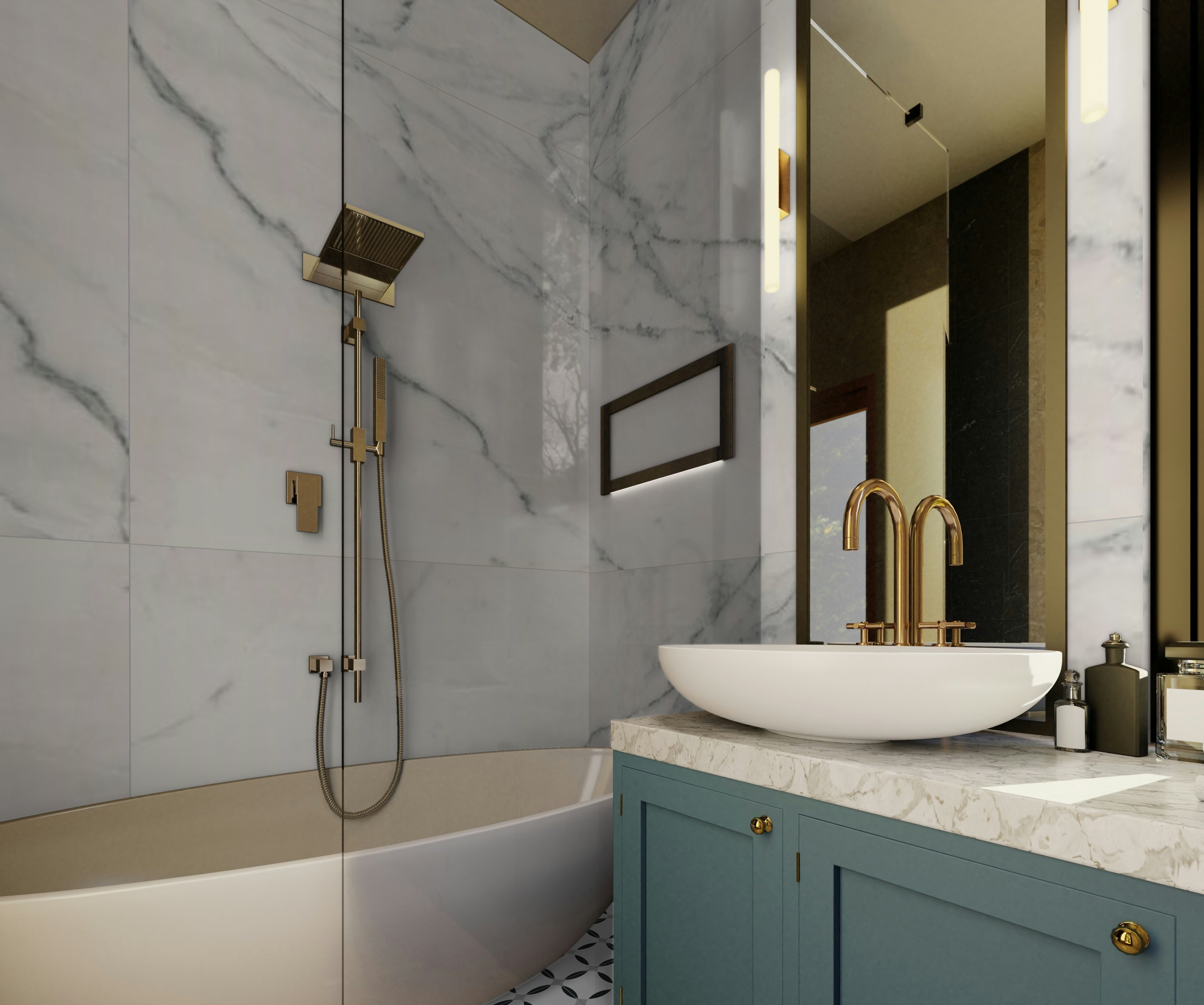 Nabina Ceramic | Calacatta Silver Reflex