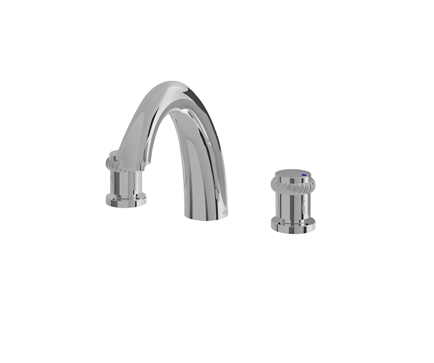 Nabina Ceramic | Deck Mounted Bath Mixer Chrome