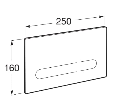 Nabina Ceramic | WC Push Plate In-Wall